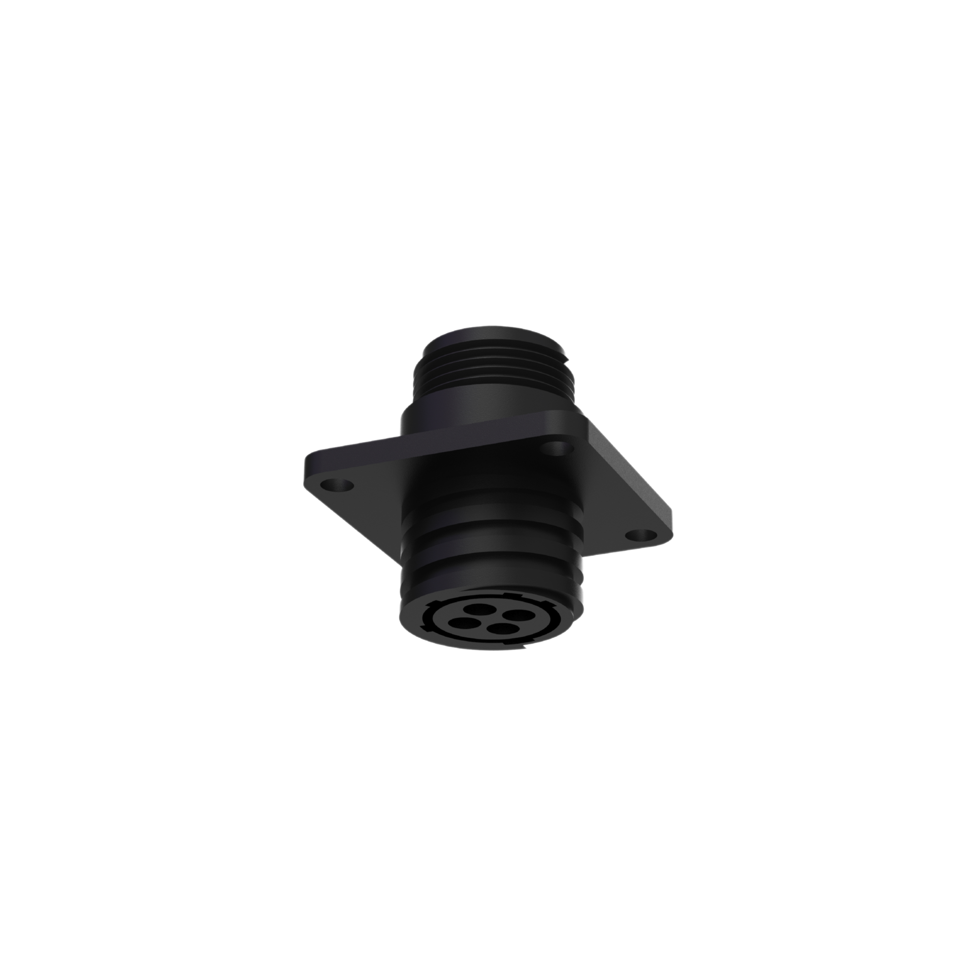 4 Pin Circular Receptacle (#060130) – Precision Water Systems