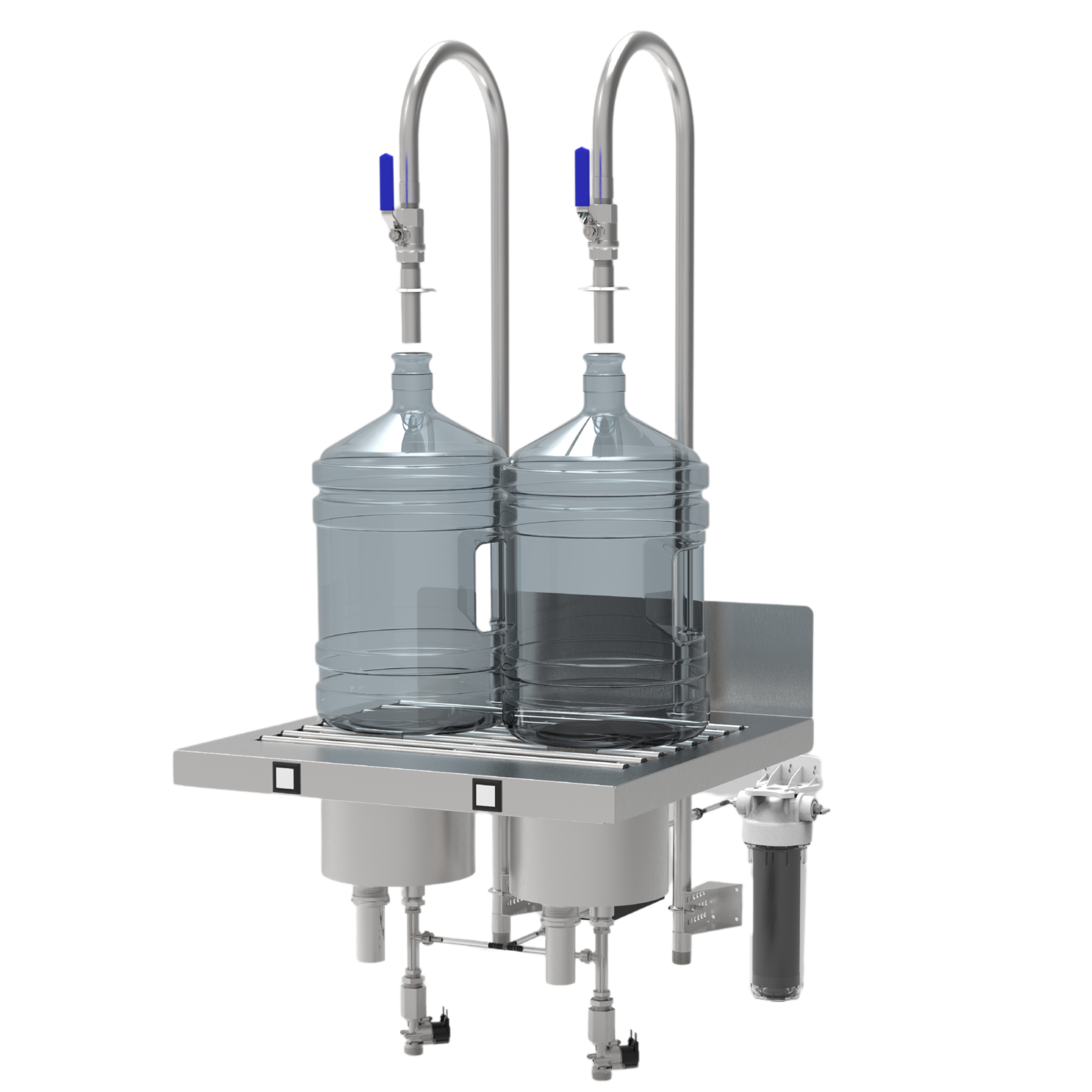 2 Bottle Rinser w/ Filler Option (CBR-2) (#900004) – Precision Water ...